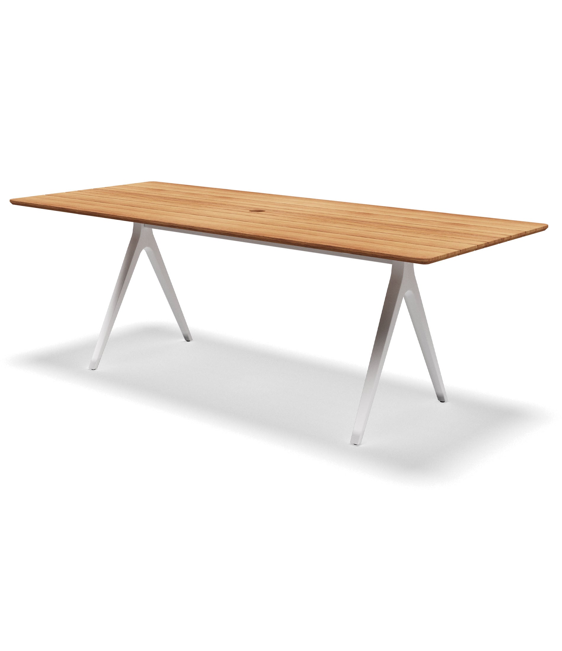Gloster - Split Medium Dining Table - Teak | Livingspace Interiors