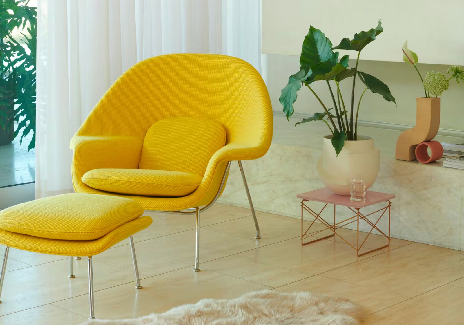 Knoll - Womb Chair - Fabric | Livingspace Interiors