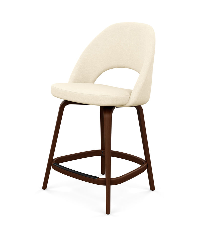 Saarinen Executive Stool, Counter Height - Fabric
